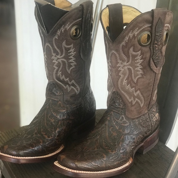 Accessories | Beautiful Western Tooled Leather Boots | Poshmark